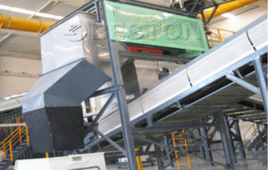 Solid Waste Disposal Machine with Automatic Sorting System